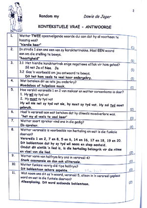 Gedigte Hersien) afrikaans poems with analysis - Palimpses – Johann de ...