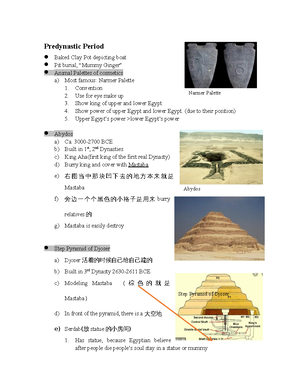 1022 - lec note - Note: Bronze allow more detail and facial detail ...