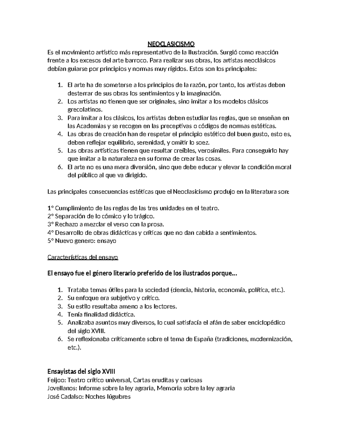 Neoclasicismo - NEOCLASICISMO Es el movimiento artístico más ...