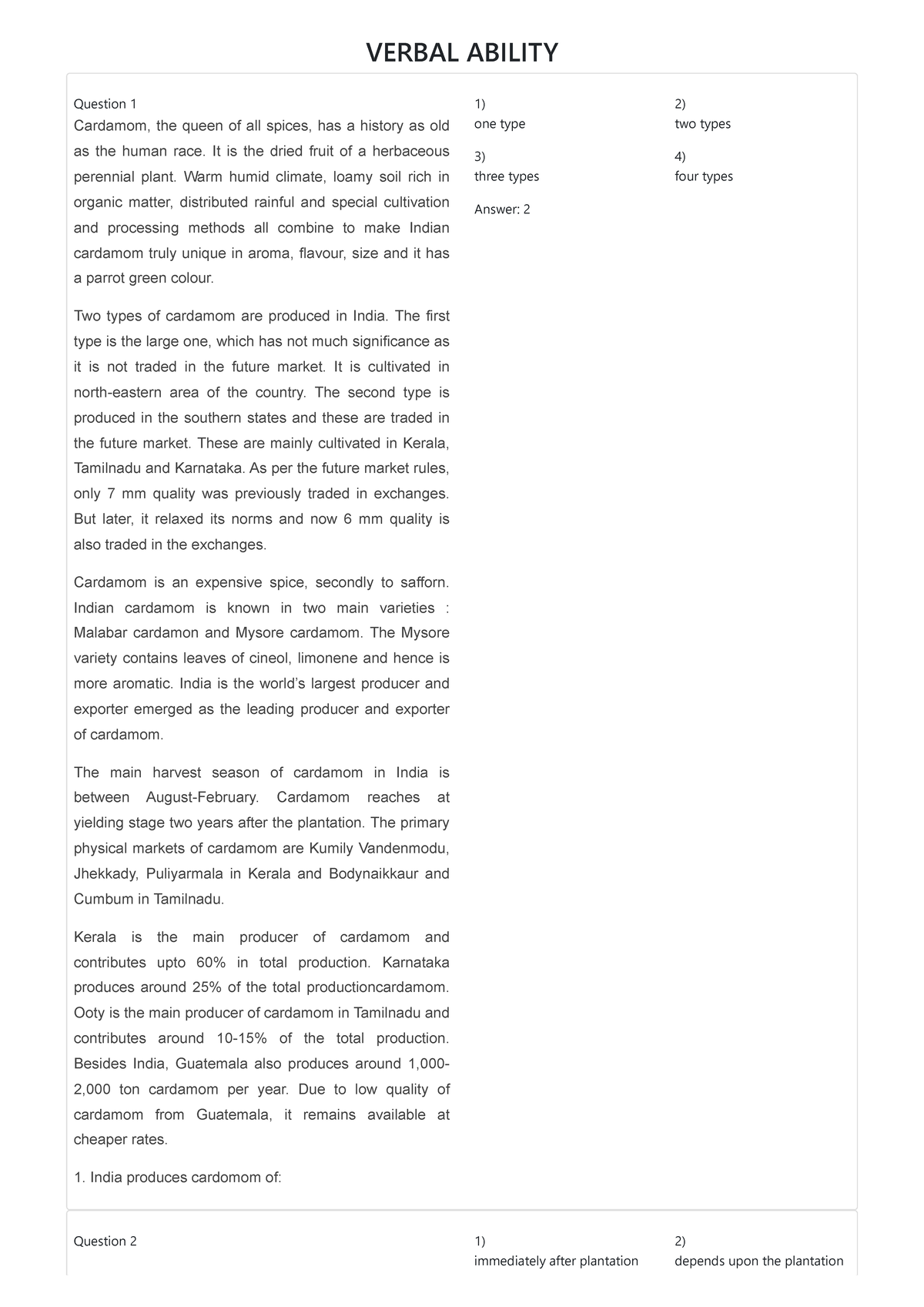 Acc 1 verbal ability - Beautiful english handwritten - VERBAL ABILITY ...