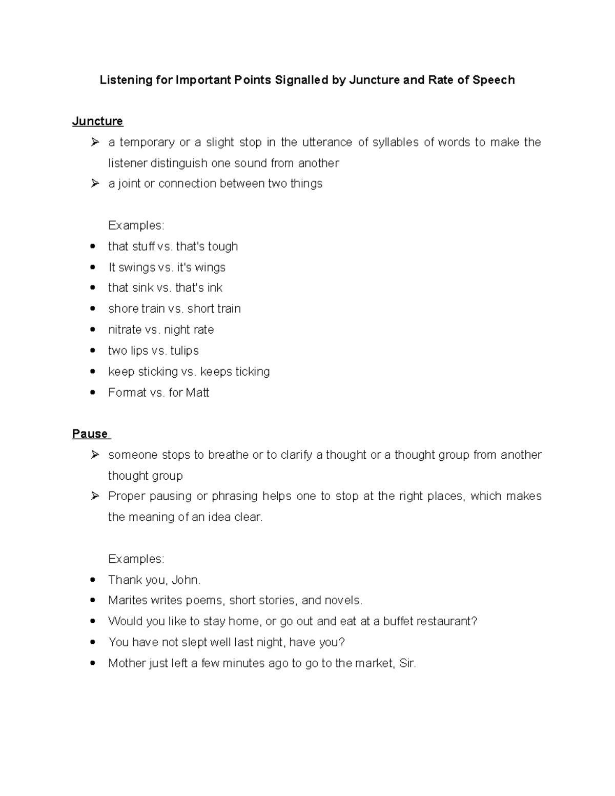 Juncture And Rate Of Speech Listening For Important Points Signalled juncture-and-rate-of-speech-listening-for-important-points-signalled