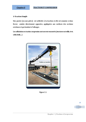 Chapitre 1 introduction a la rdm 01 - 1 1 Définition de la résistance des matériaux La ...