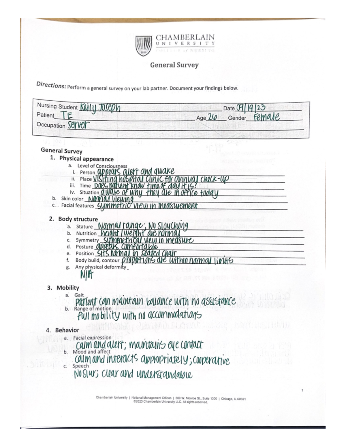 Week 3 - Clinical Assignment - Studocu