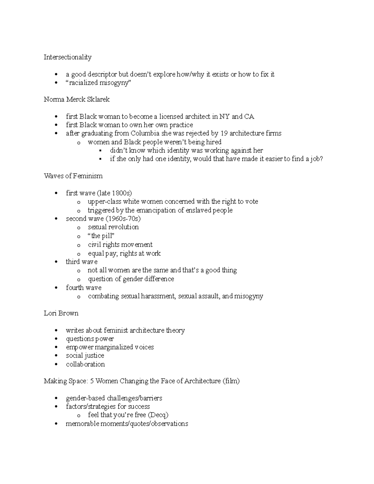 Defining Gender and the Intersectional Lens - Intersectionality a good ...