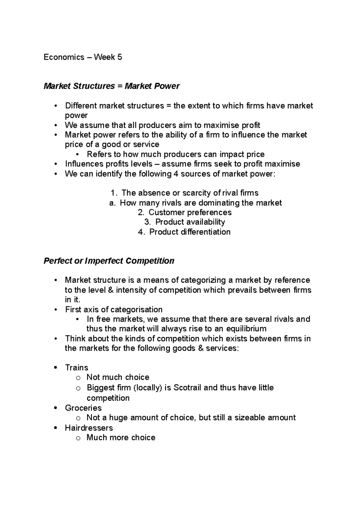 Market Structures - Perfect Competition, Monopoly, Oligopoly ...