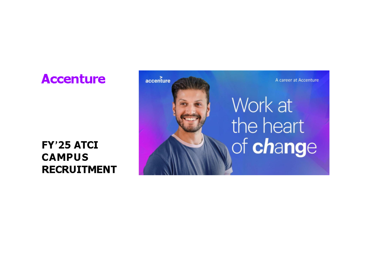FY25 ATCI FTE IT SAP Supply Chain Sustainability CL10 - Accenture FY ...