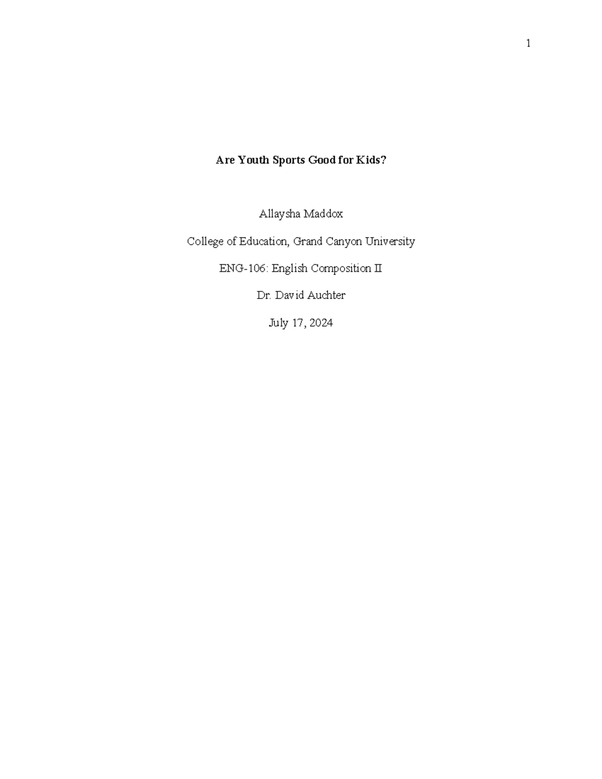 Are Youth Sports Good for Kids - Are Youth Sports Good for Kids ...