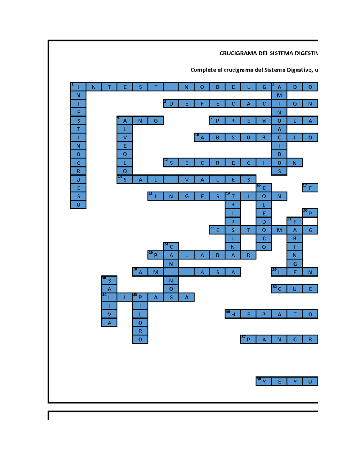 Tarea Academica 2 - SIST. Digestivo - I N T E S T I N O D E L G A D O N M T D E F E C A C I O N ...