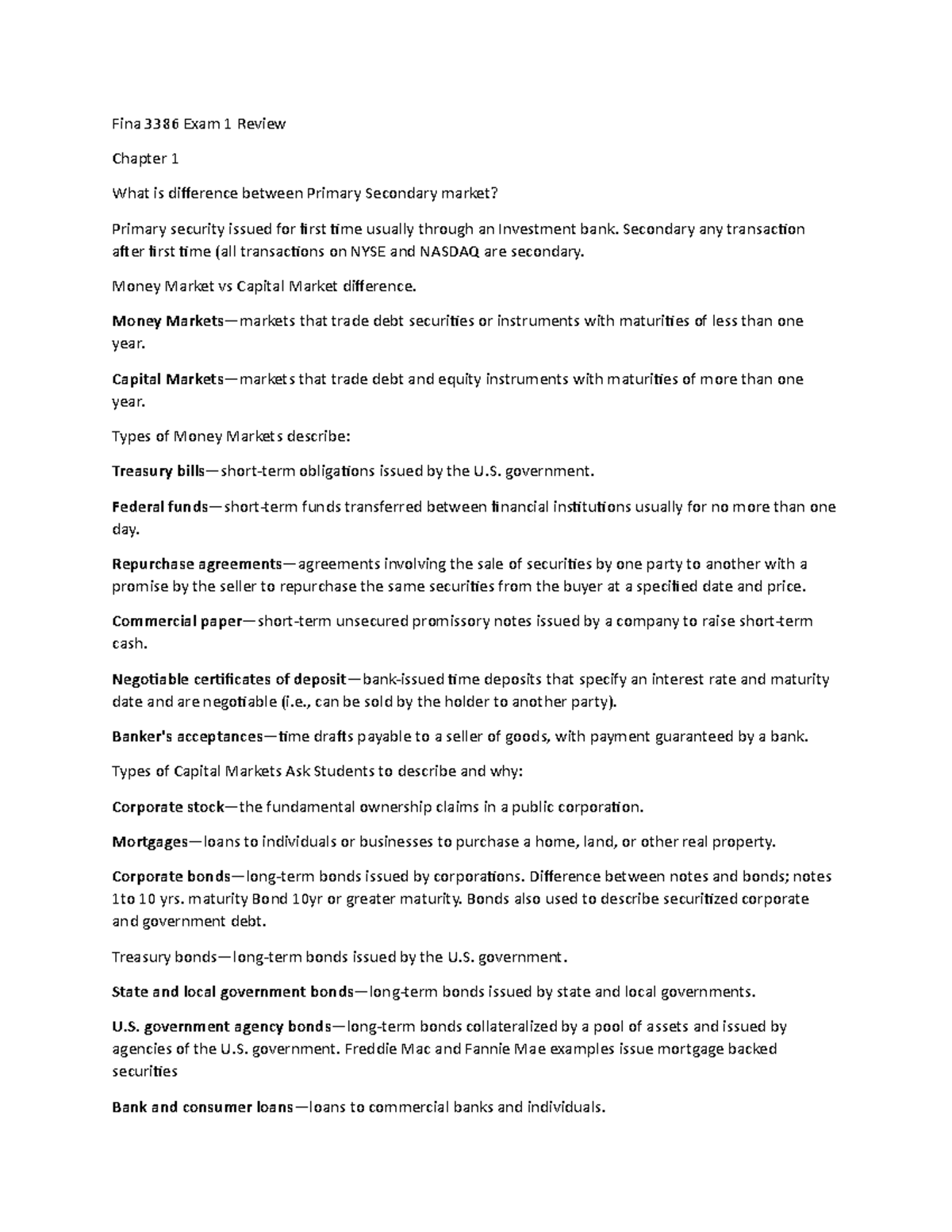 exam-1-review-lecture-notes-1-4-fina-3386-exam-1-review-chapter-1