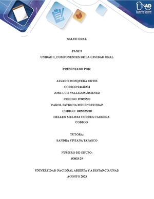 Fase 3 Aplicación - fase 3 - Fase 3 - Unidad 2 – Aplicación Cristian ...