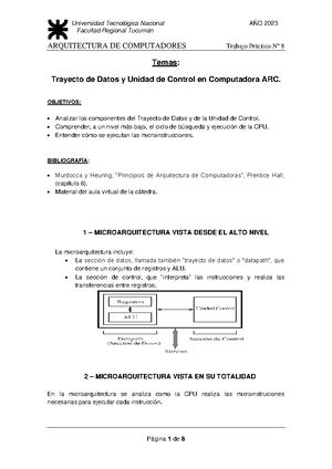 Avances en la Arquitectura de las computadoras Murdocca - Heuring ...