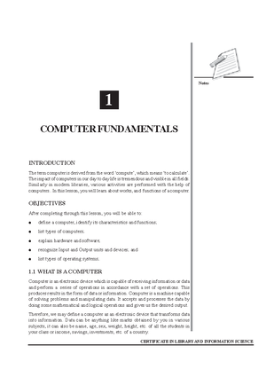 Introduction to Memory and Memory units - Memory is divided into cells ...
