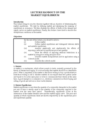 Roy identity - deriving demand function - Roy’s Identity The ...