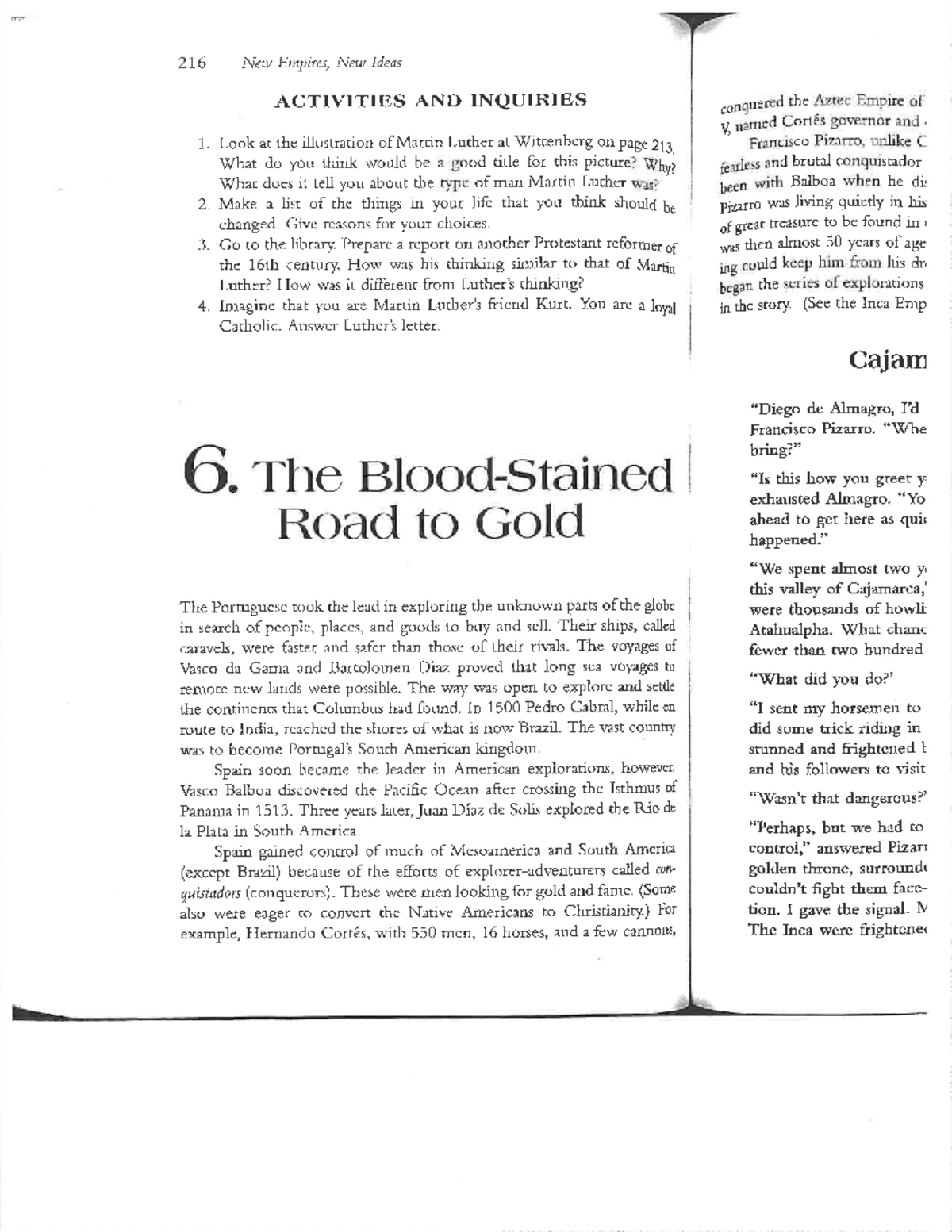 Blood stained road to gold - Studocu