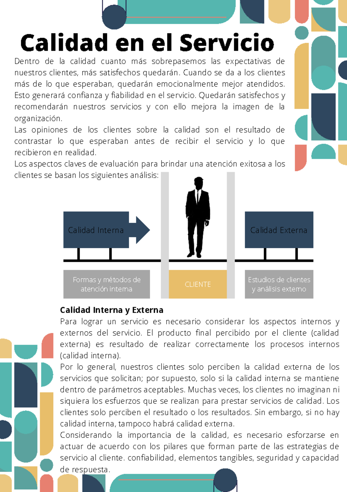Calidadenelservicio - Actividades - Calidad Interna Formas y métodos de ...