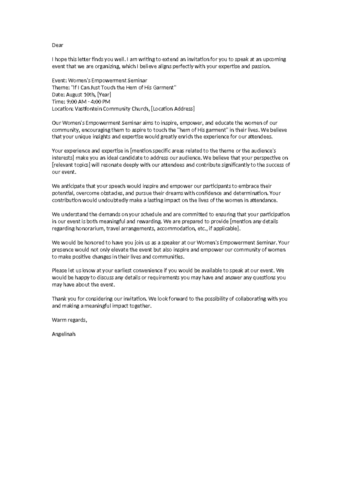 Dear - Summary Education - Dear I hope this letter finds you well. I am ...