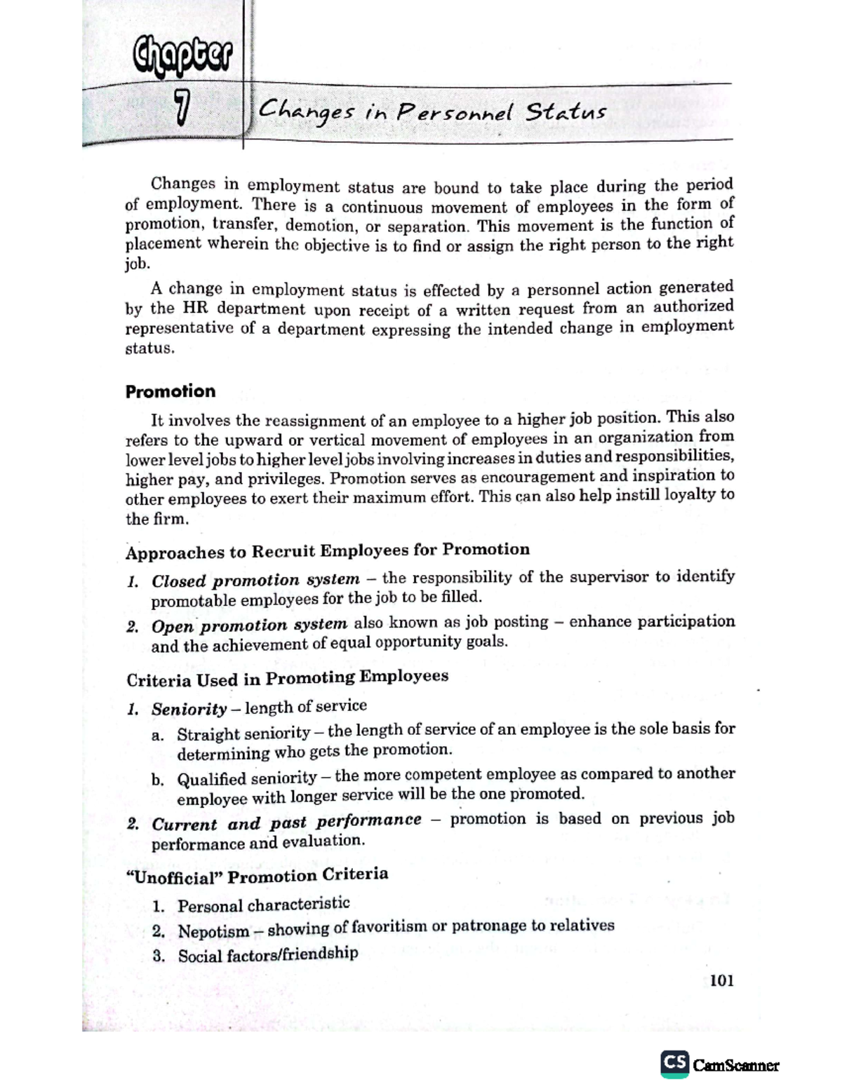 Chap7 - lecture - Human Behavior in Organization - Studocu