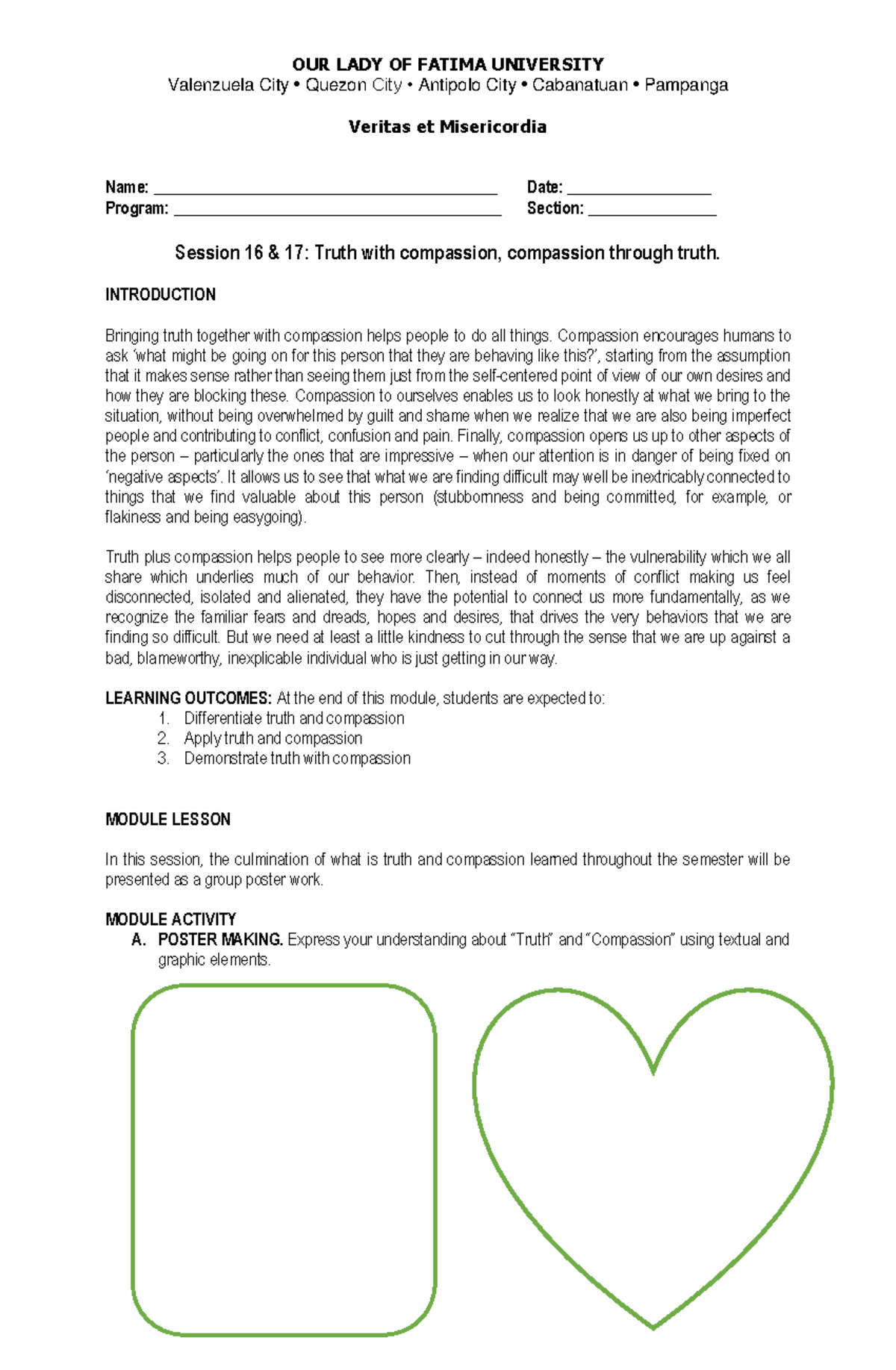 Session 16 - 17 - Truth with compassion, compassion through truth final ...