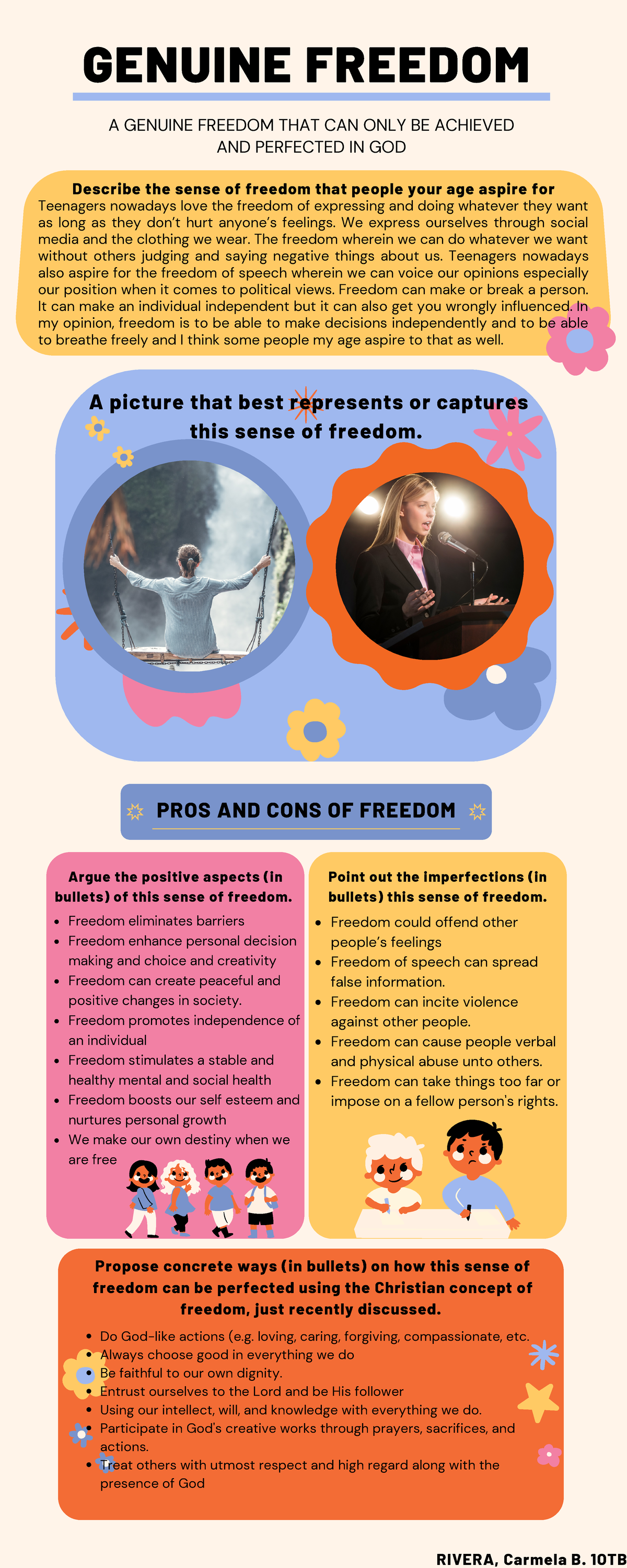 Rivera, Carmela Genuine Freedom - PROS AND CONS OF FREEDOM GENUINE ...