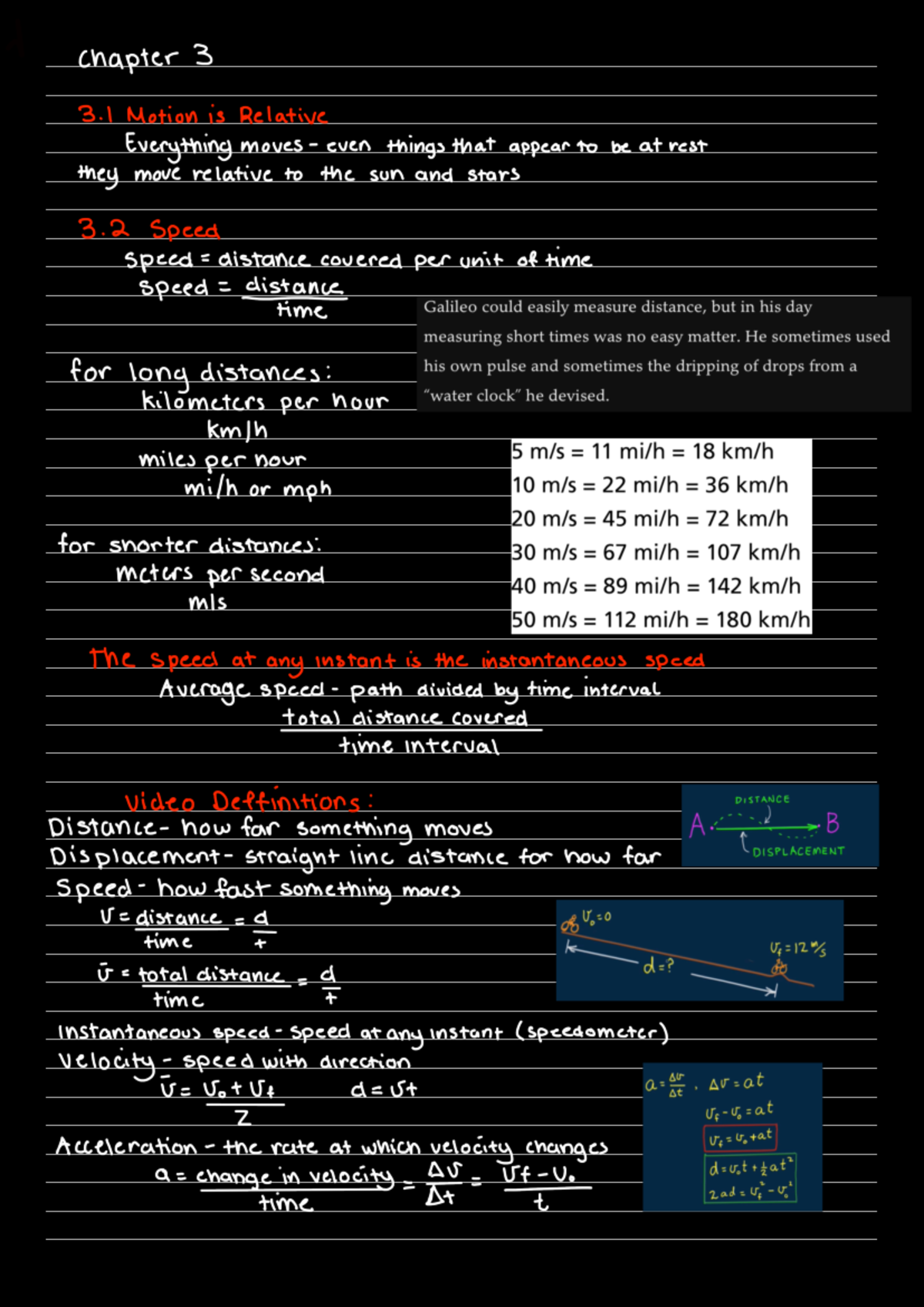 Chapter 3 Lecture Notes - chapter 3 3 Motion is Relative Everything ...