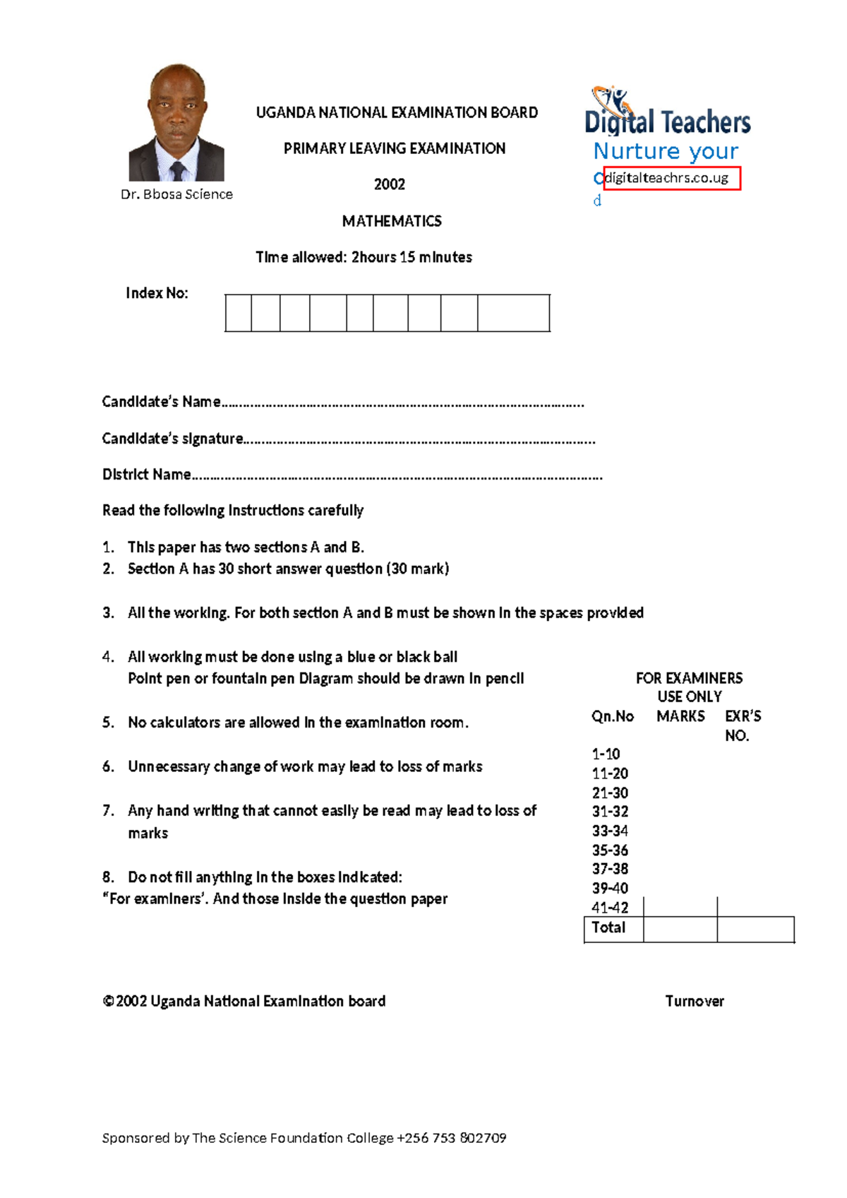 Mathematics-2002-marking-guide - UGANDA NATIONAL EXAMINATION BOARD ...