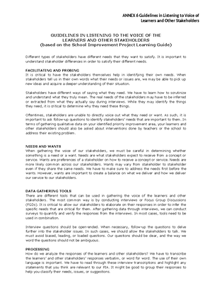 Sip annex 8 root cause analysis overview - Root Cause Analysis Overview Steps What you will need ...