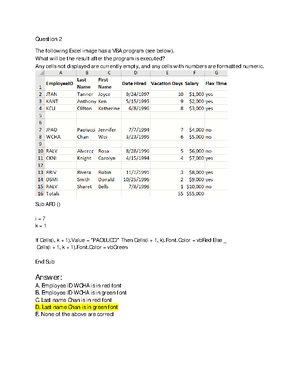VBA Excel Module Guide Practice - CIS 2200 - Studocu