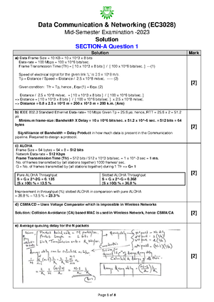 DCT midsem 2023 - this is the previous year question whiuch will give ...