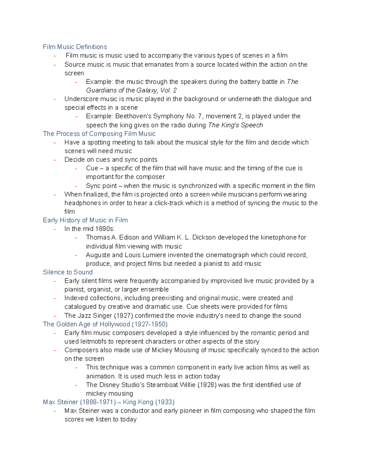 Film Music Notes - Music Appreciation - Deprecated API usage: The SVG ...