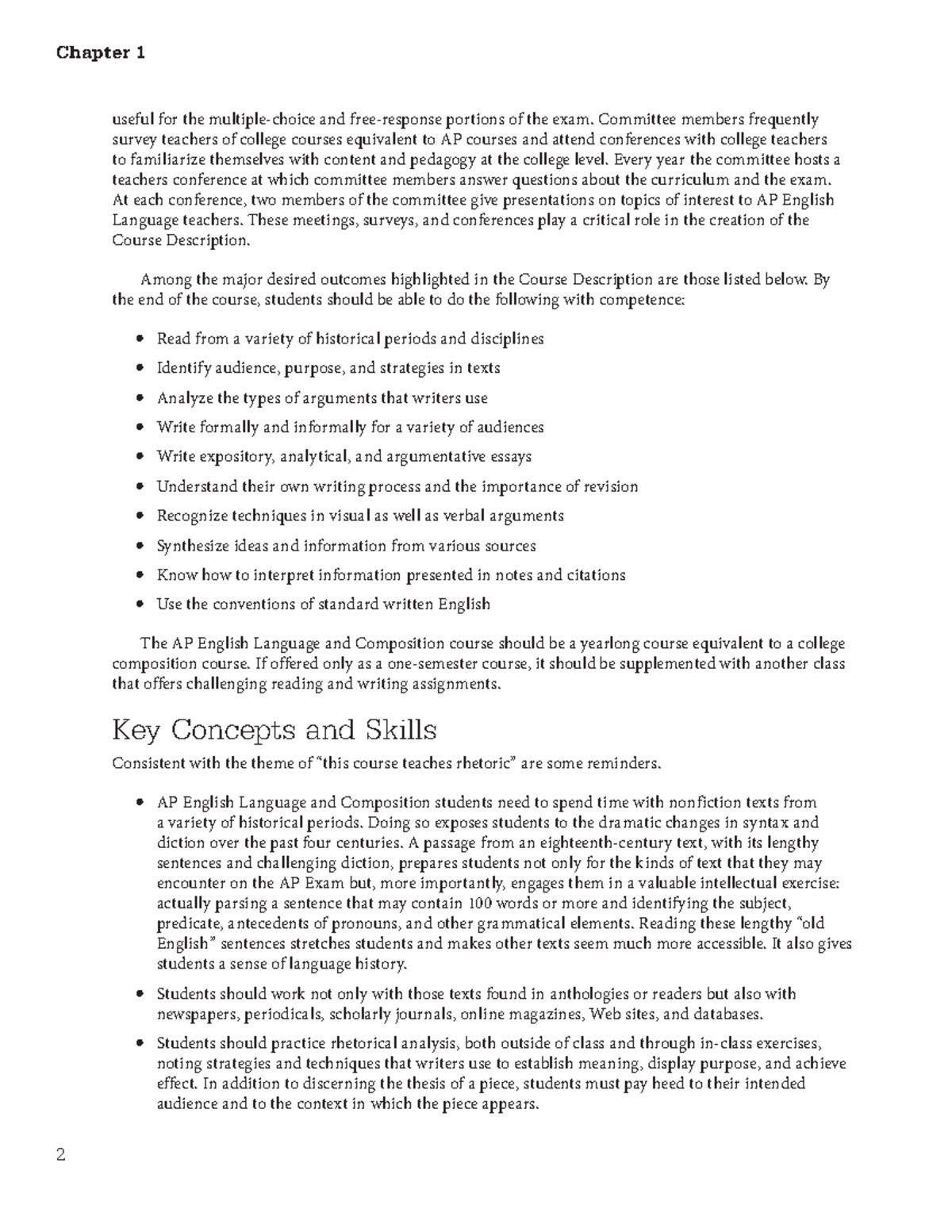English Language and Composition-4 - 2 Chapter 1 useful for the ...