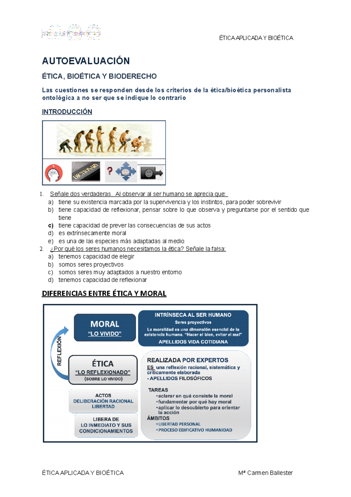 20 T-1 Fisio AUTO- Evaluacion - Anatomia Humana II - UCAM - Studocu