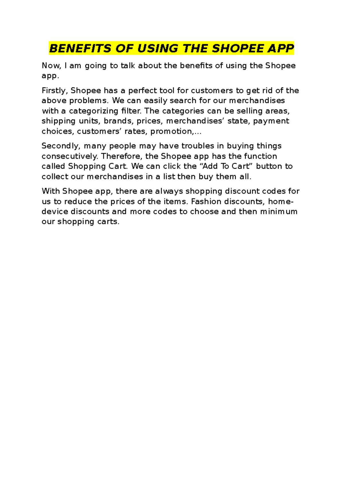 Benefits OF Using THE Shopee APP - BENEFITS OF USING THE SHOPEE APP Now ...