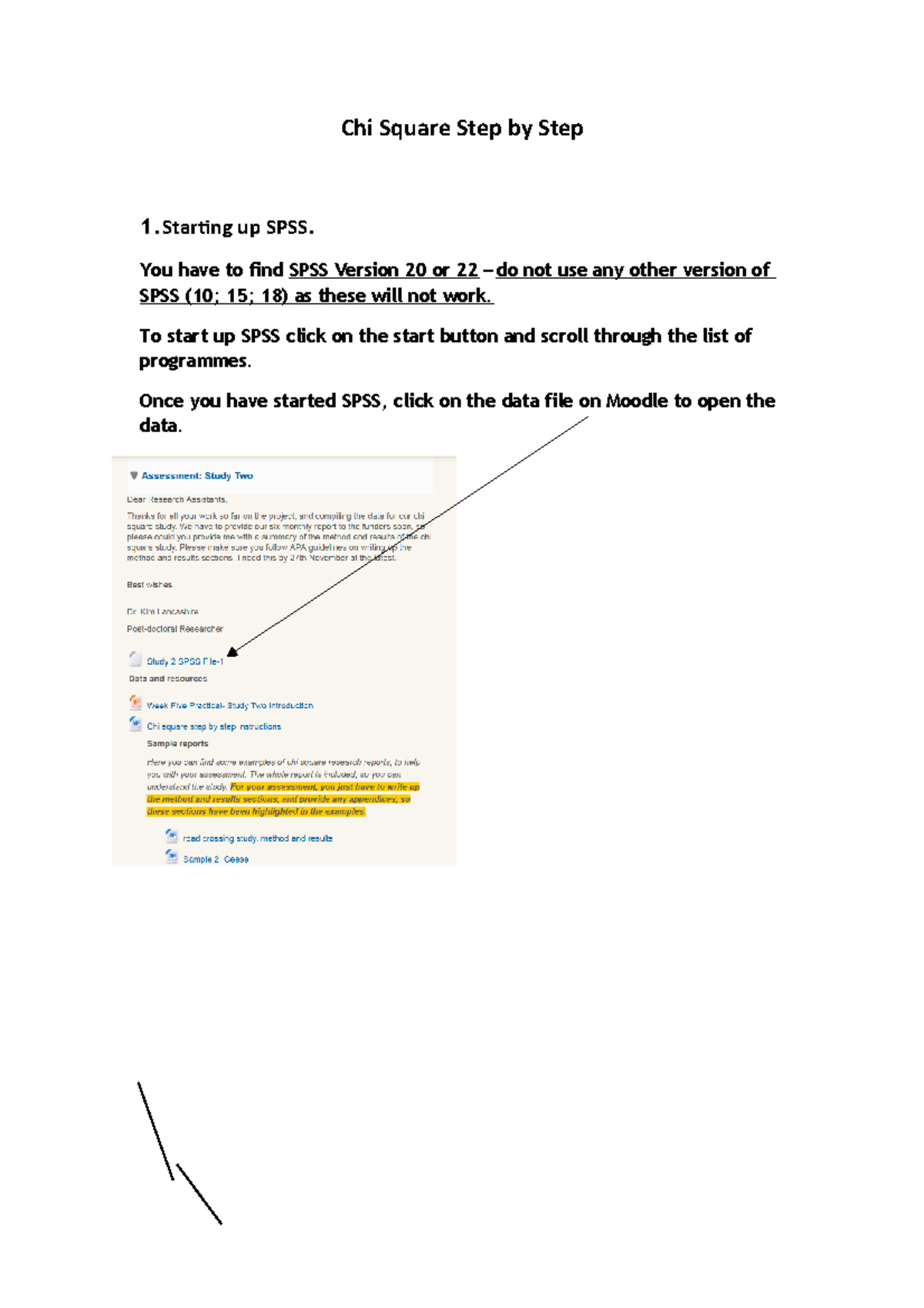 Chi square step by step instructions - Chi Square Step by Step 1 up ...