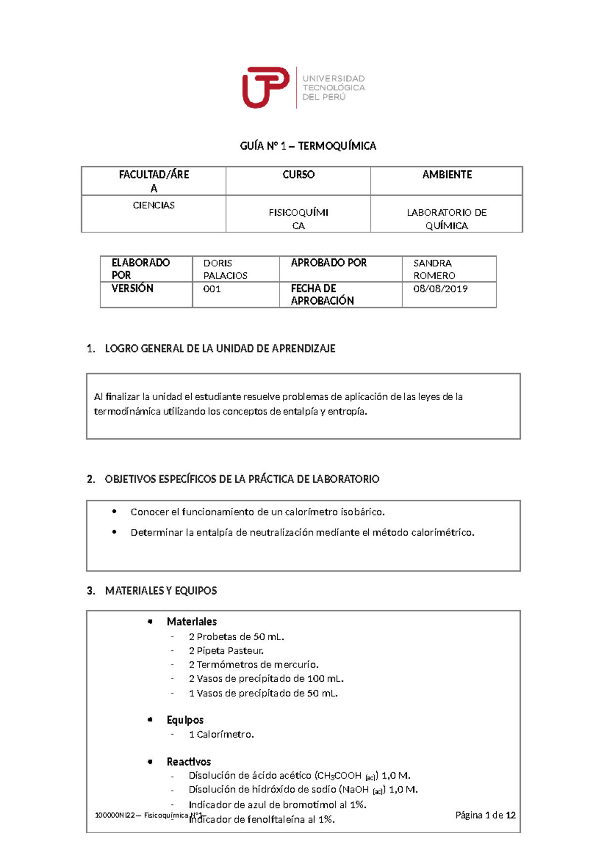 GUIA N°1-100000 NI22- Labquimi 01- Termoquimica-convertido - 100000NI22 – Fisicoquímica N°1 ...