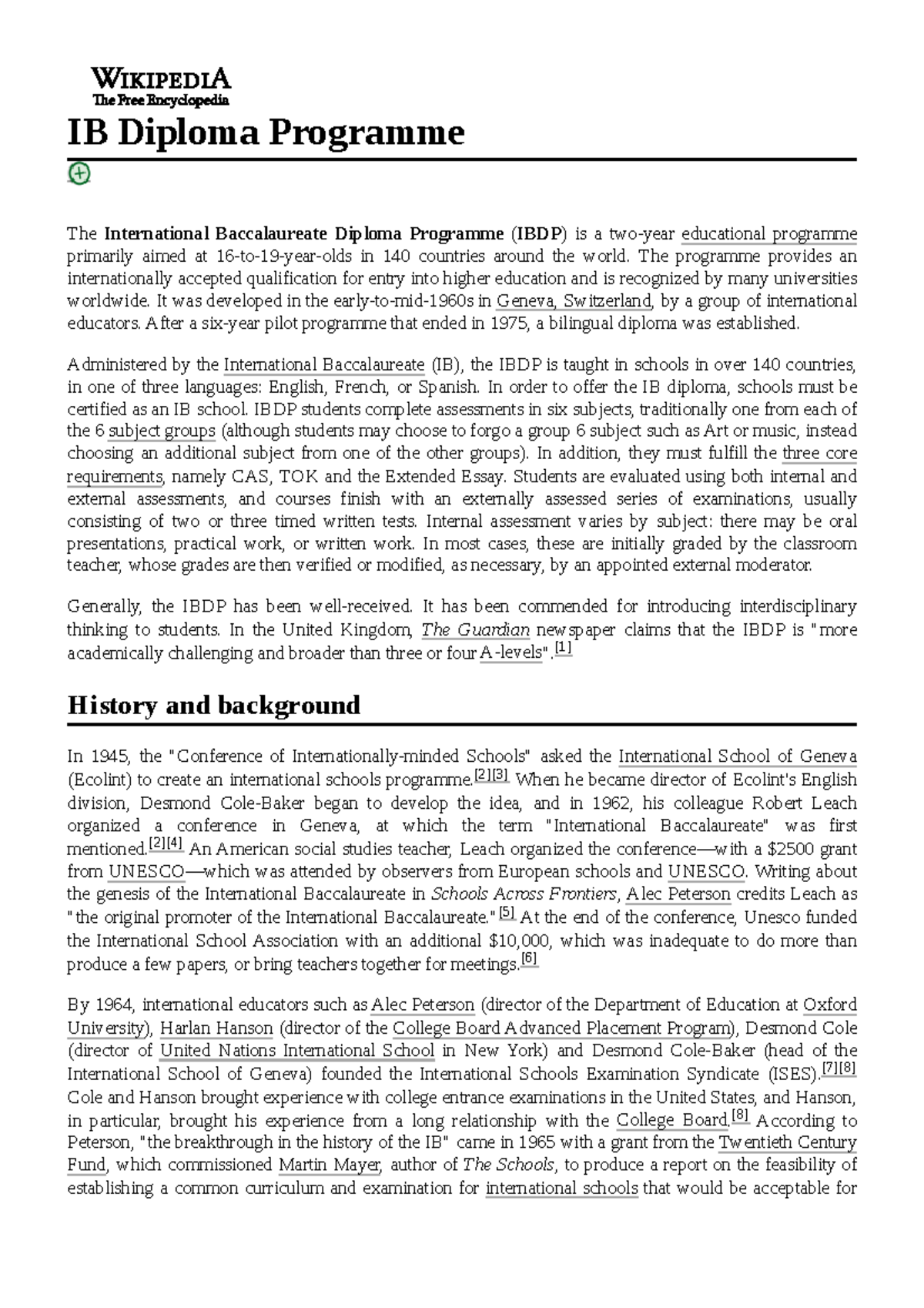 IB Diploma Programme - TestTestTest - IB Diploma Programme The ...