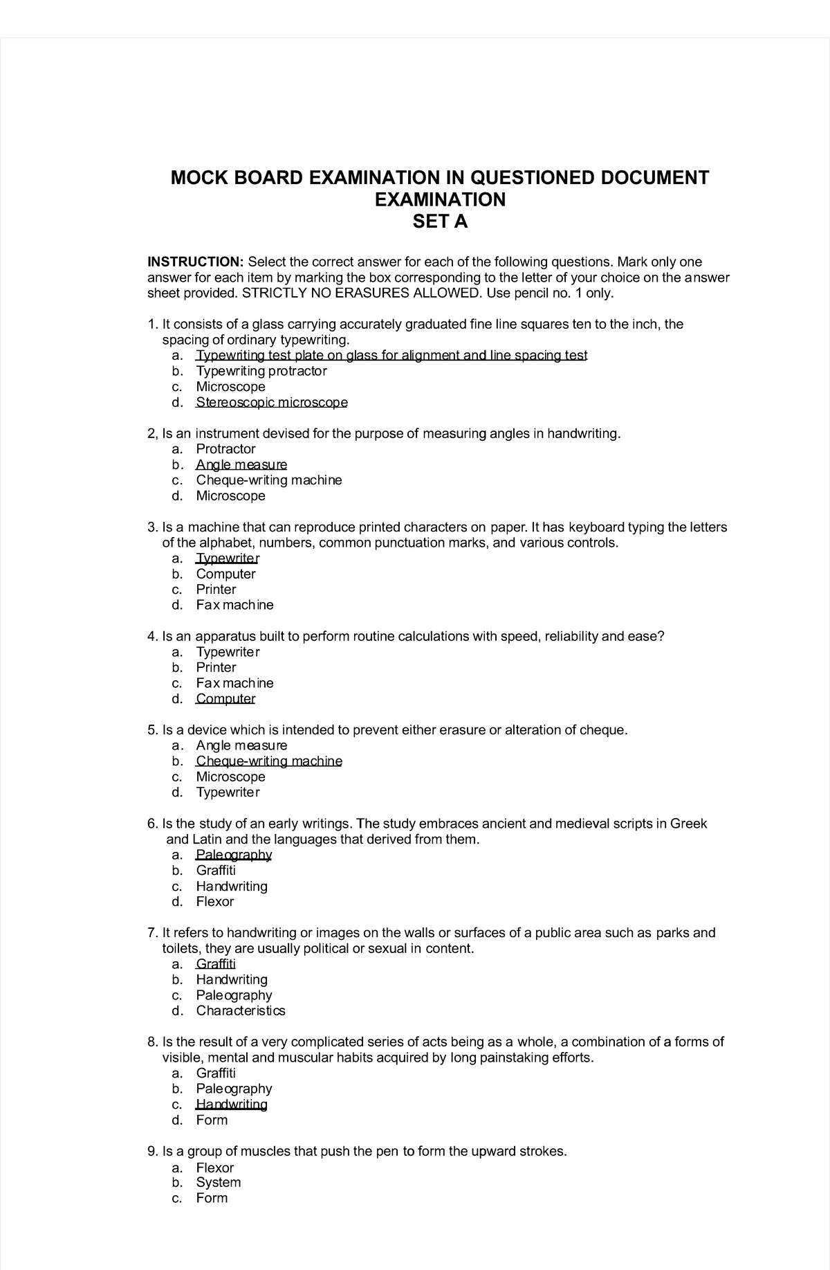 Pdf-questioned-document-with-answer compress - MOCK BOARD EXAMINATION ...