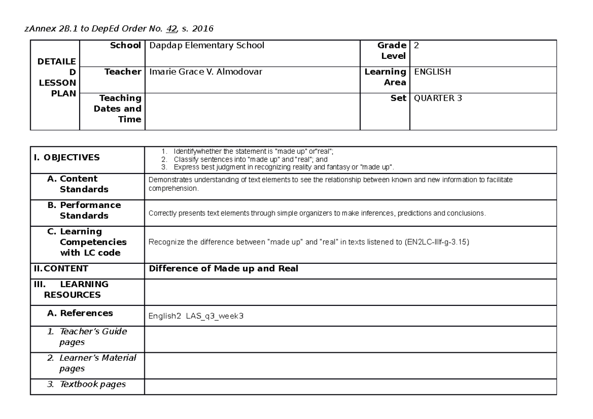 Detailed-Lesson-Plan-for-Demo Fourth Quarter - zAnnex 2B to DepEd Order ...