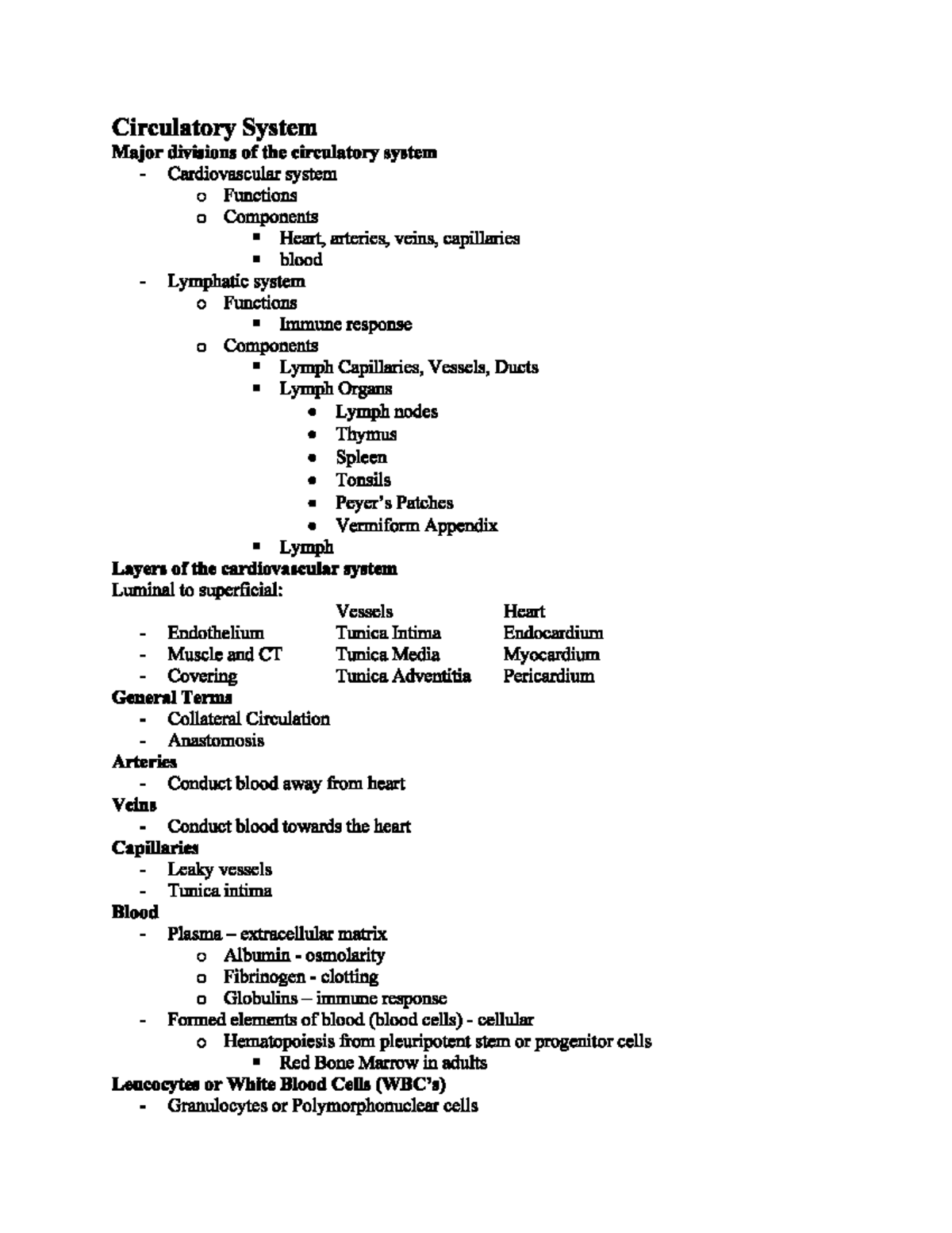 Human Anatomy Study Guide 4 pg11 - BIOL 253 - Studocu