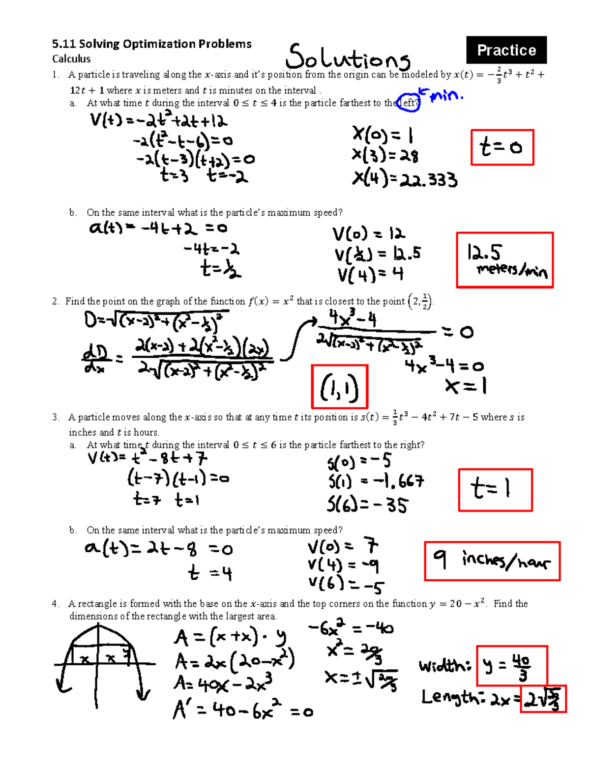 5 - wwwwwwwwwwwwwwwwww - 5 Solving Optimization Problems Calculus A ...