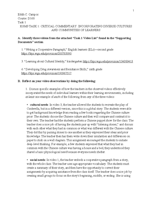 TASK 1 RTI AND Vocabulary-D163 - 1 Edith C. Campos D Task 1 ...