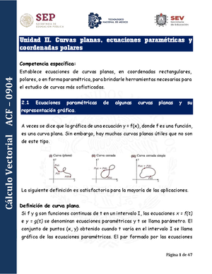 Unidad 4. Funciones reales de varias variables - Cálculo Vectorial ACF – 0904 Unidad IV ...