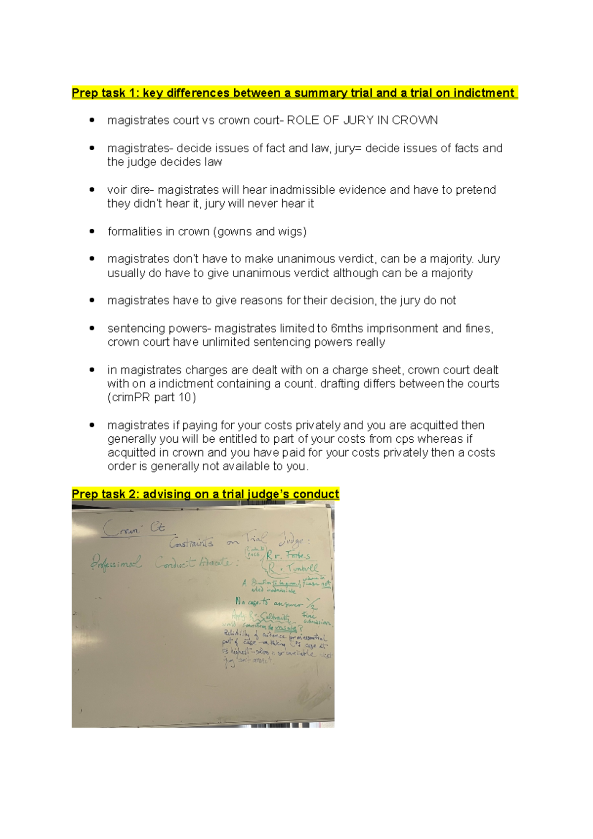 CLE WS3 - notes - Prep task 1: key differences between a summary trial ...