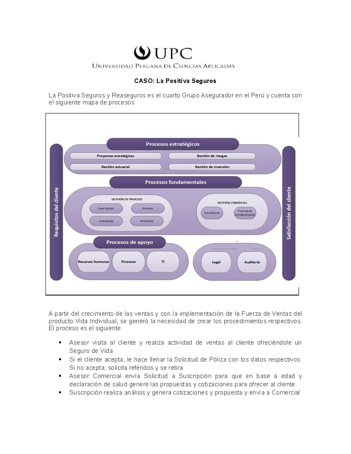La Positiva - Ishikawa GIG - CASO: La Positiva Seguros La Positiva Seguros y Reaseguros es el ...