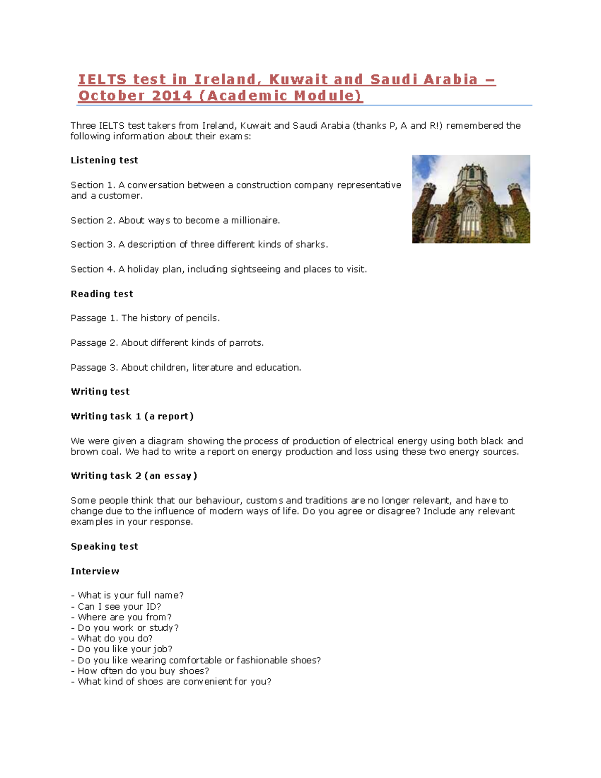 Ielts Real Exams 3 - okay - IELTS test in Ireland, Kuwait and Saudi ...