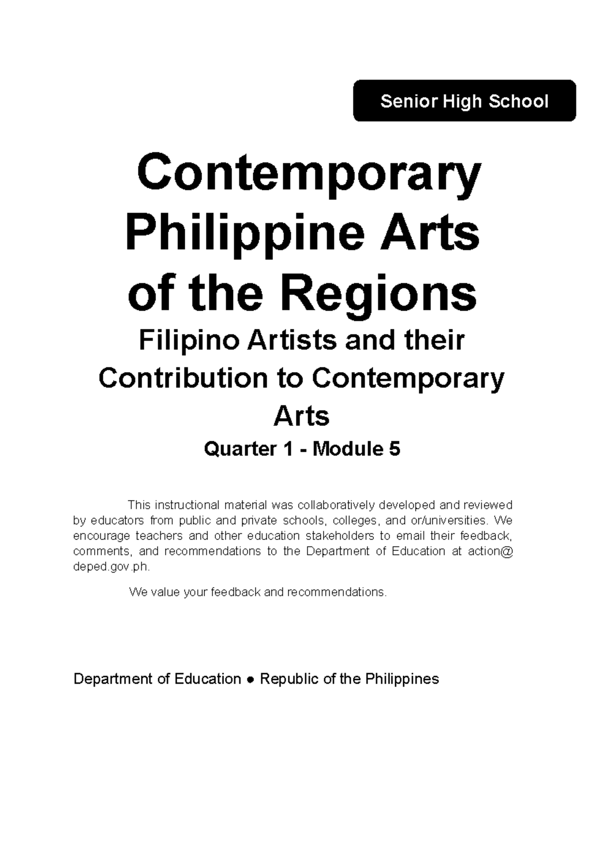 SHS12 CPAR Q1 Mod4 - Studocu