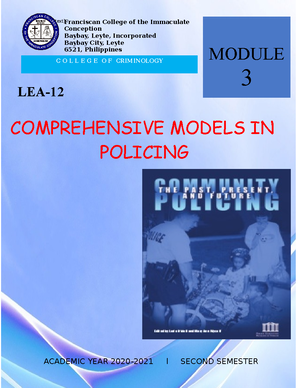 Module%202 - Nnn - MODULE 2 LEA 11 Powers and Functions of the Chief PNP To direct and control ...