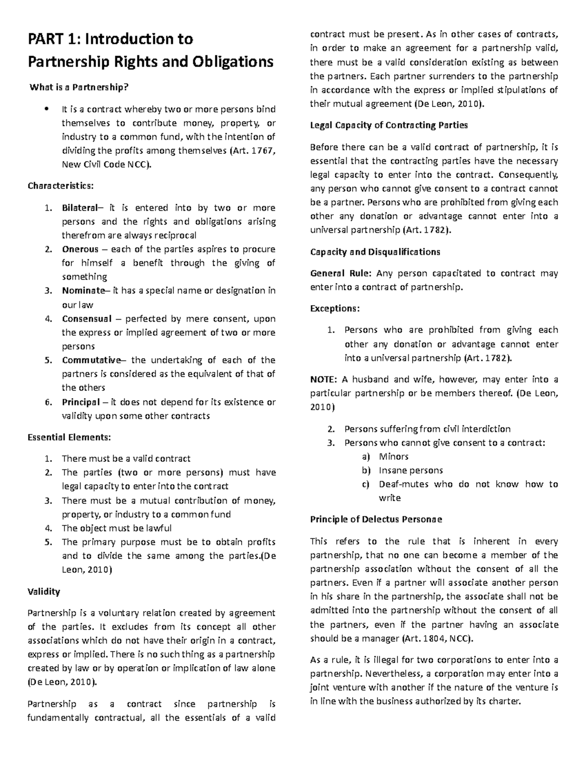 Business Law and Regulations - Notes - PART 1: Introduction to ...