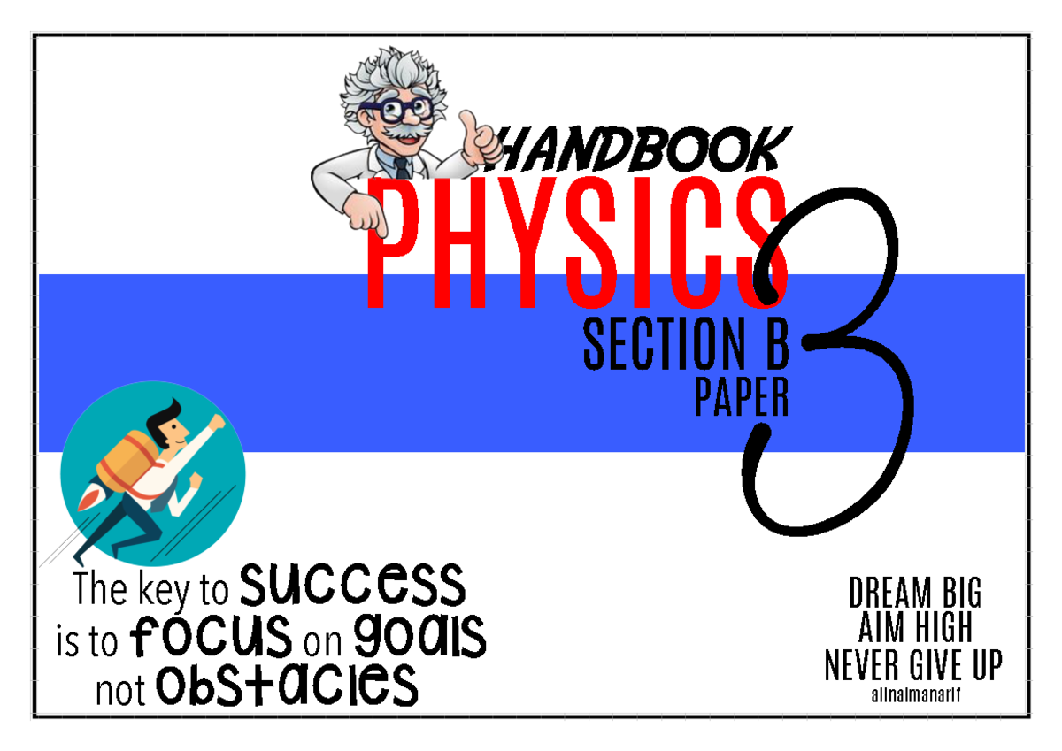 Handbook P3 SPM 2020@linaimanarif - HANDBOOK PHYSICS PAPER 3 SECTION B ...