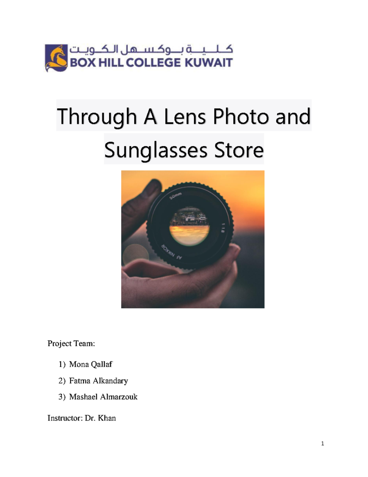 Through A Lens Project ABCD V10 - 1 Through A Lens Photo and Sunglasses ...