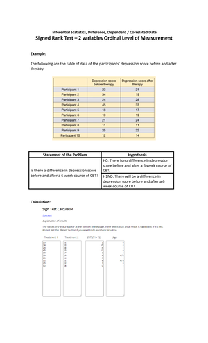 Comparison of Inferential Statistics & Examples - .Comparisons of ...